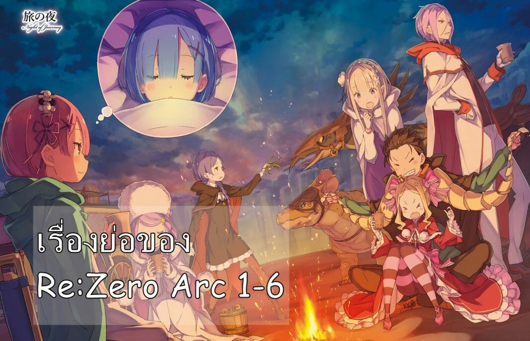 สรุปเนื้อเรื่องอนิเมะ Re:Zero Season 1 เรื่องย่อนิยายบท 1-6